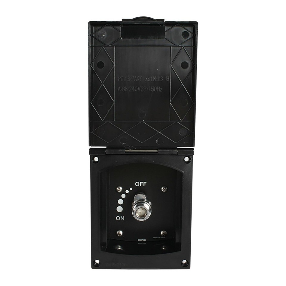 External Shower Point Water Outlet Socket & Shower Head Motorhome ...
