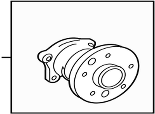 42460-48011 Toyota Hub & bearing assy, rear axle, lh 4246048011, New ...