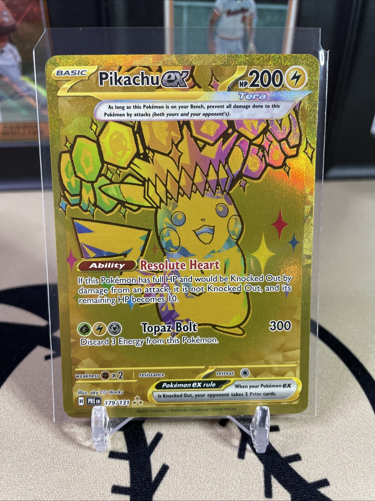Pikachu ex 2025 Scarlet & Violet: Prismatic Evolutions #179/131 Hyper ...