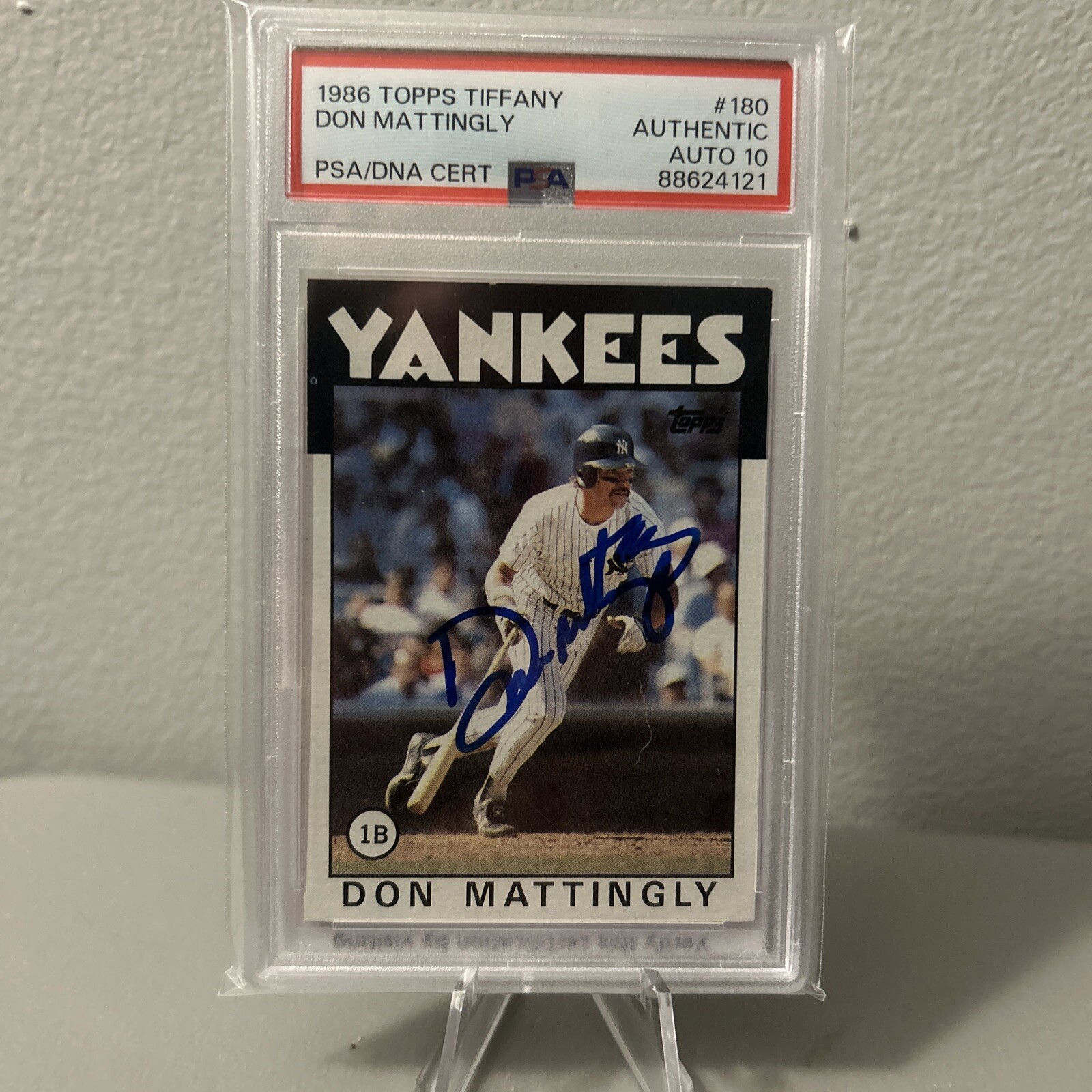 1986 Topps Don Mattingly Signed Autograph Psa 10 Auto Jsa Certed | eBay