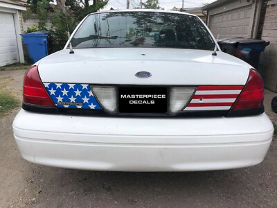 Ford Crown Victoria rear fascia trunk vinyl decal sticker stars and ...