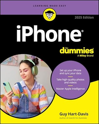 iPhone for Dummies, 2025 Edition By Guy Hart-Davis - Paperback | eBay