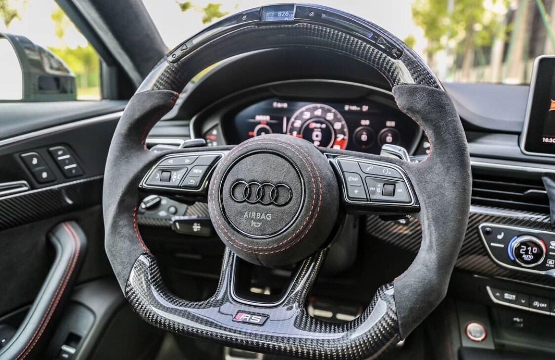 Audi R8, TTRS, RS3, RS6 RSQ3 Carbon Fibre LED Rev Counter Display ...