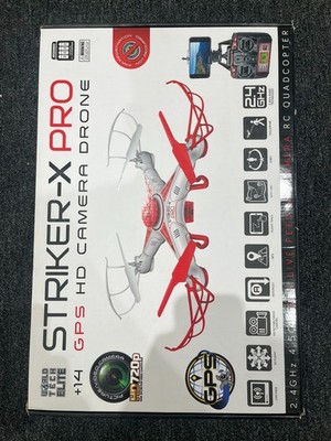 World Tech Toys Striker Red White 2.4GHz Video Camera RC Quadcopter ...