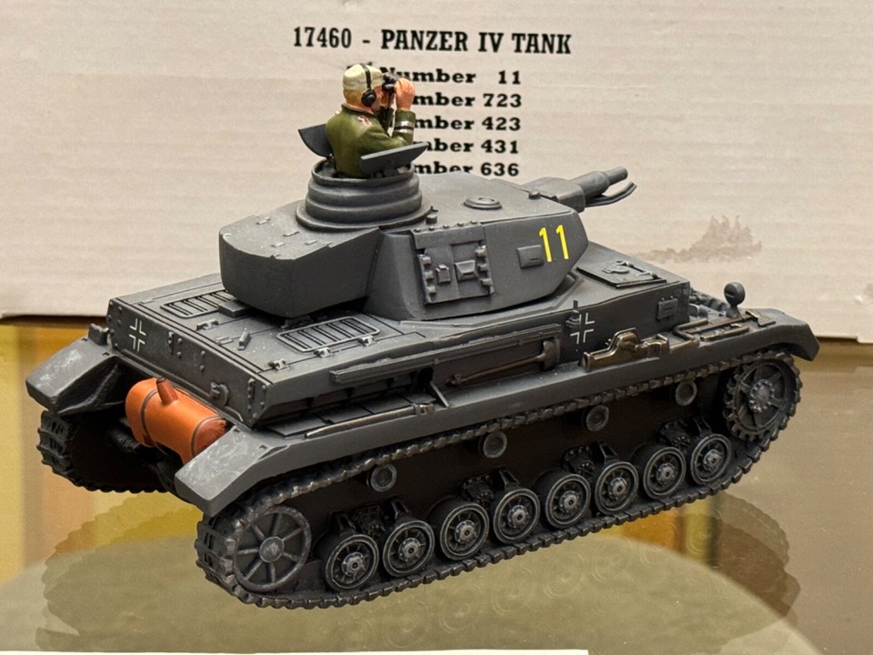 Britain ww2 German Panzer IV Tank 17460 Turret #11 RETIRED,WITH ...