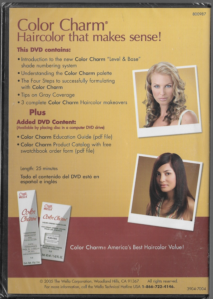 Wella Color Charm Haircolor That Makes Sense! Hair Color DIY (Dvd, 2005 ...