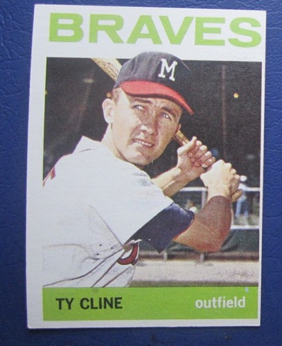1964 Topps Ty Cline (Milwaukee Braves) #171 EX | eBay