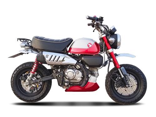 2021-2024 Honda Monkey 125 STD Side Exhaust Belly Pan | Red Color ...