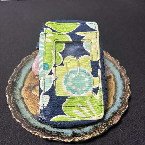 Thirty One Womens Coin Purse Floral Turquoise And Lime Tree With Zipper ...
