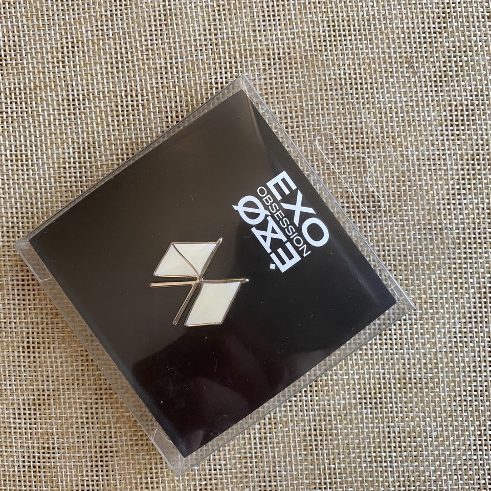 EXO [ Obsession Flag Shape Official Pin Badge ] SM Town / New, Rare ...