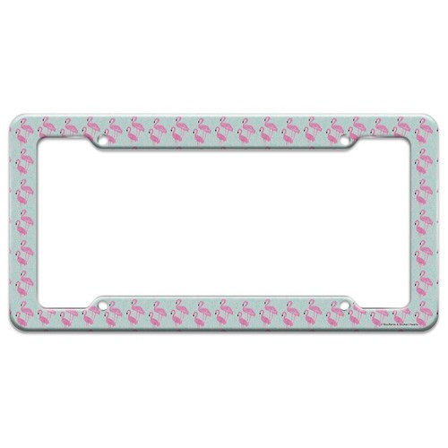 Flamingos and Waves License Plate Tag Frame | eBay