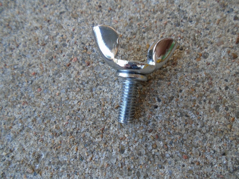 VINTAGE LUDWIG 10-32 WING SCREW SNARE DRUM BASKET HI HAT STAND SPUR ...