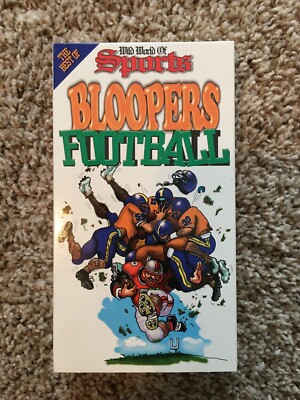 Wild World of Sports - Bloopers - The Best of Football VHS Tape | eBay