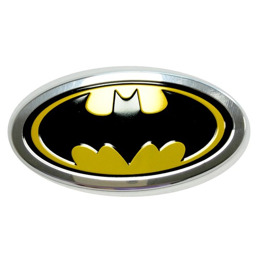 112mm Yellow Batman Logo Emblem Car Dark Knight Bat Front Rear Trunk ...