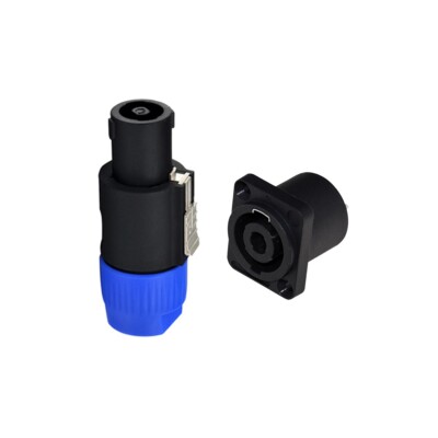 1 set NL4FC & NL4MP Speakon Connector 4 Pole Cable Mount Replacement ...