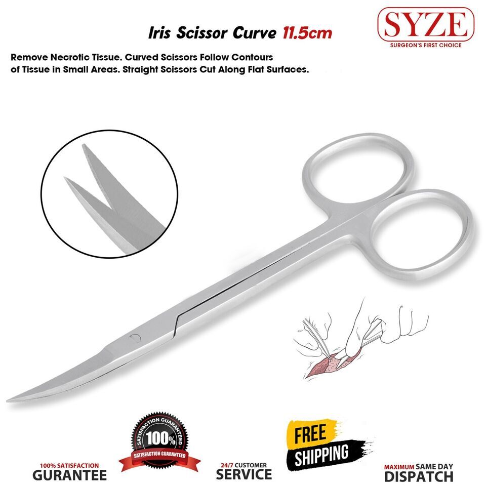 Microsurgical Suture Surgery Kit Hemostatic Tissue Dissection Scissors ...