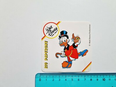 Adhésif Zio Paperone Walt Disney Sticker Autocollant Vintage Années 80 ...