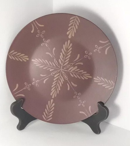 Hand Painted Joni Martin Wooden Plate Country Folk Art Primitive Decor ...