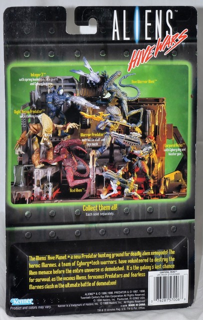 Aliens Hive Wars Corporal Hicks Figure W/ Cyborg Dog & Blaster 1998 ...