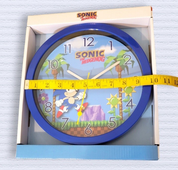 Sonic The Hedgehog 9.5 inches Wall Clock. Office Home Wall Decor Video ...
