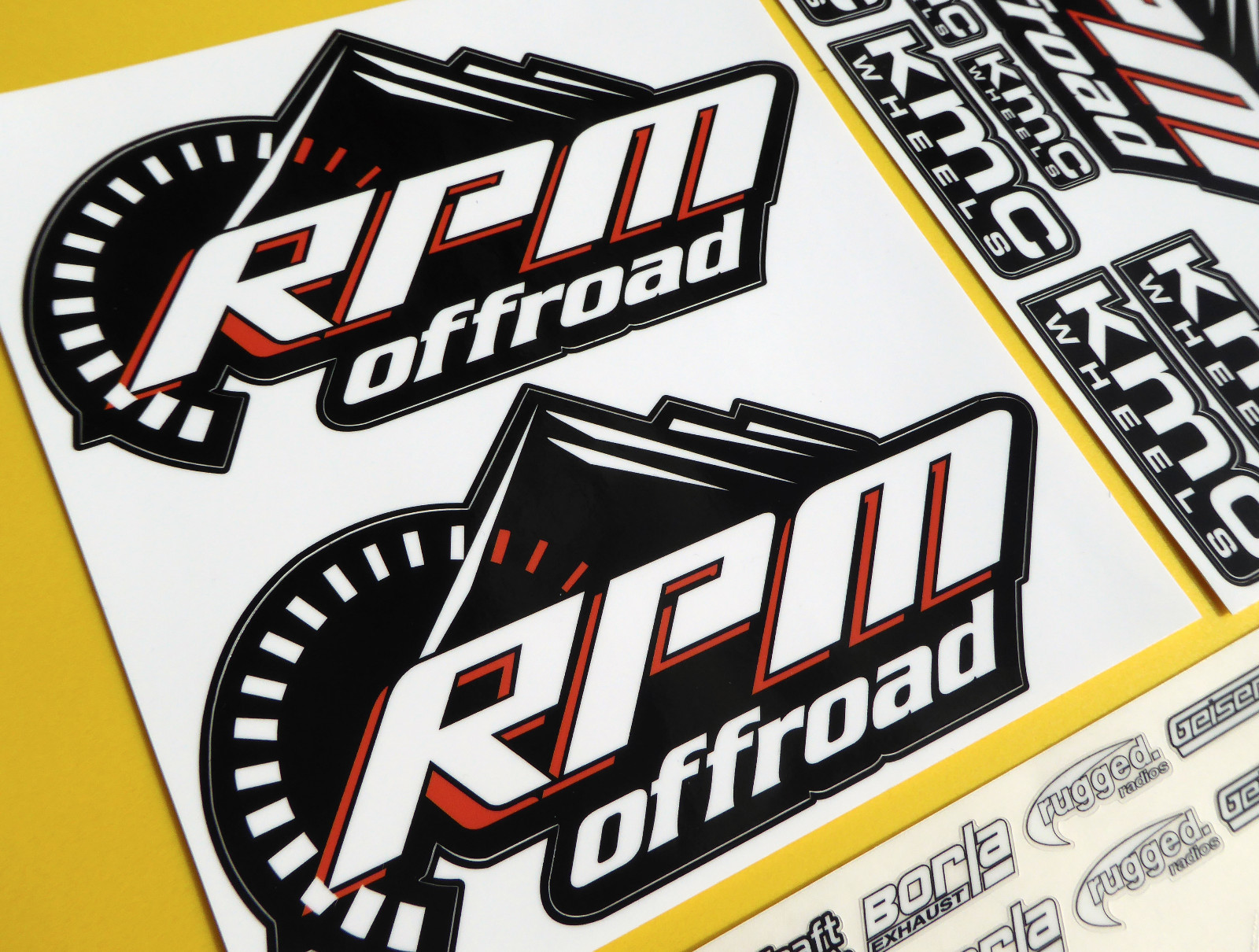 RC UNLIMITED DESERT RACER large scale stickers decals ideal for TRAXXAS ...