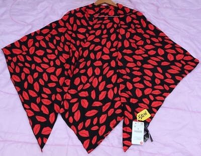 ZARA TRIANGLE OVERSIZED SHAWL SCARF SIZE M, 91 X 60 X 41 INCHES-TAG. NO ...