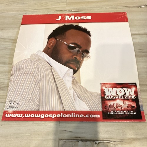 J Moss Wow 2006 12x12, Album Flat Poster Christian Gospel | eBay