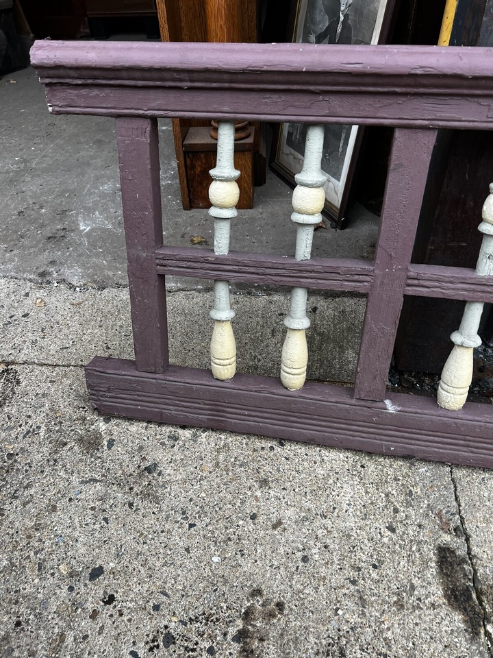 circa 1880 victorian porch railing balustrade length - 125” x 23” x 4 ...