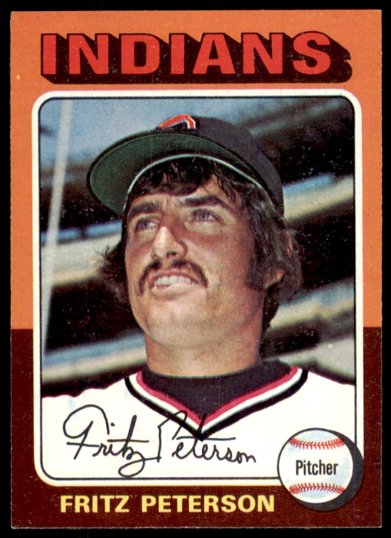1975 TOPPS FRITZ PETERSON 100 CLEVELAND INDIANS #62 | eBay