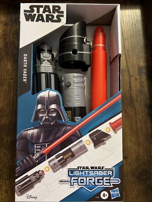 Star Wars Lightsaber Forge Darth Vader Extendable Red Lightsaber ...