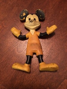Vintage Mickey Mouse Bendable By Lakeside Toy | eBay