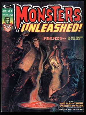 MONSTERS UNLEASHED #8 7.5 // MARVEL COMICS MAGAZINE 1974 | eBay