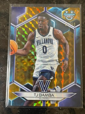 2023-24 Bowman Best University TJ Bamba Geometric Gold Refractor #/50 ...