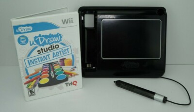 Wii U Draw Game Tablet U Draw Studio - Black 785138305356 | eBay