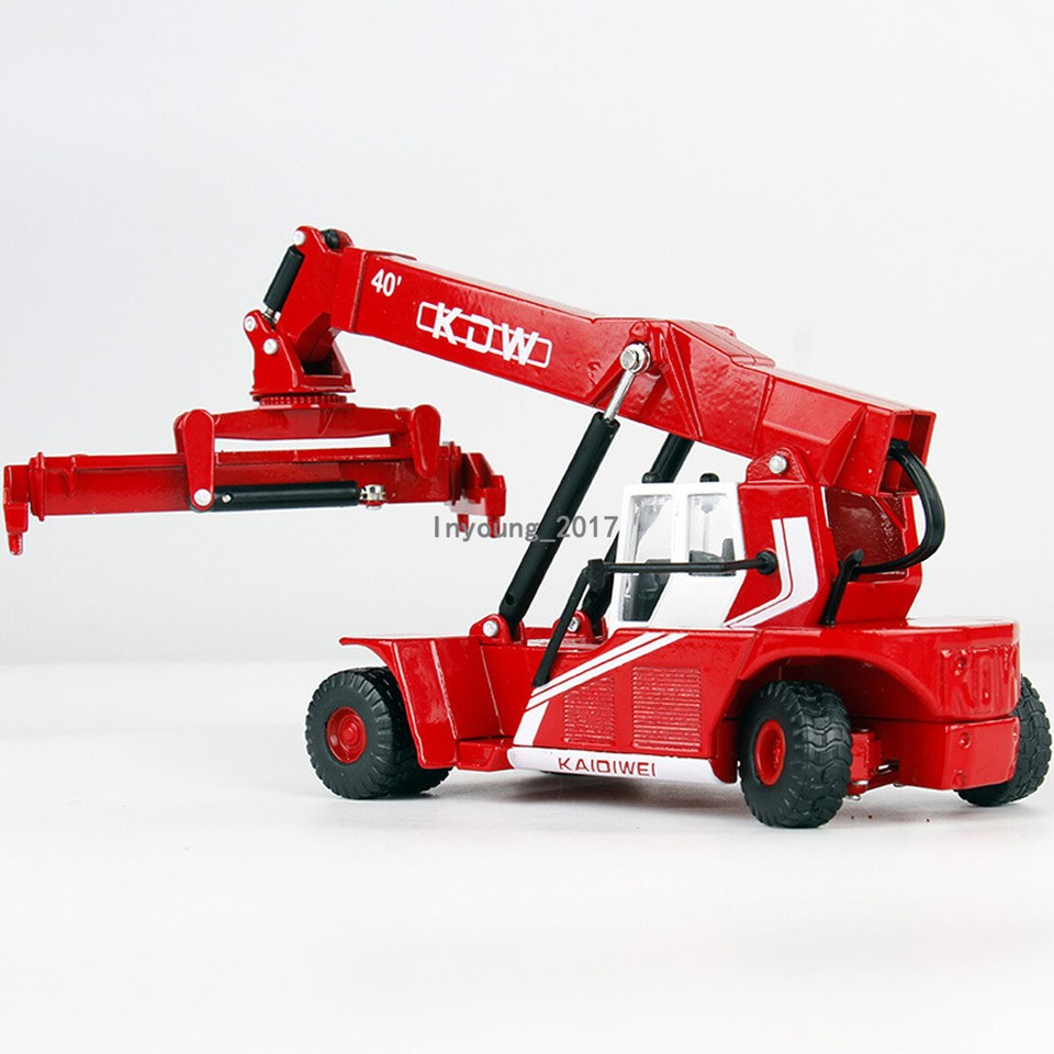 1:50 Container Crane Diecast Construction Vehicle Metal Reach Stacker ...