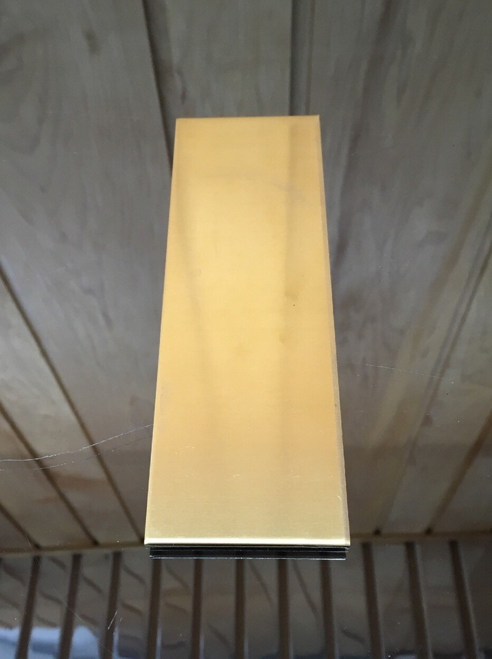 1/8" BRASS SHEET PLATE NEW 2"X6" .125 Thick *CUSTOM SIZES AVAILABLE* | eBay