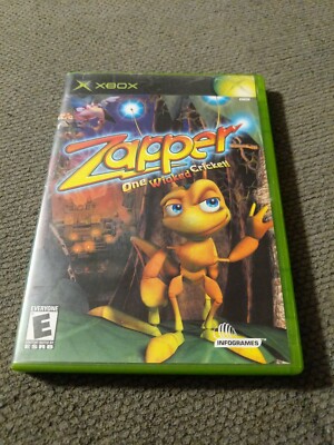 Zapper: One Wicked Cricket! (Original Xbox) No Manual. Tested/Works ...