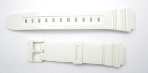 Men Casio White Watch Wrist Band Strap (17mm) | eBay