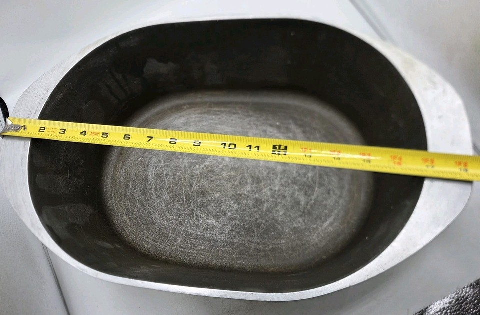 Large Vintage Club Oval Roaster Dutch Oven With Lid Gold Harvest Yellow ...