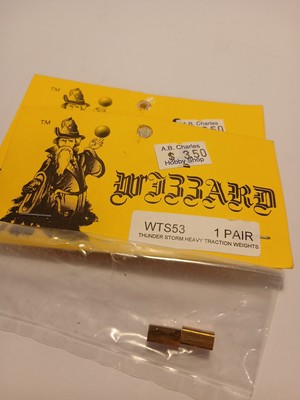 WIZZARD WTS53 Slot Car Thunder Storm Heavy Traction Weights 1 Pair NOS ...