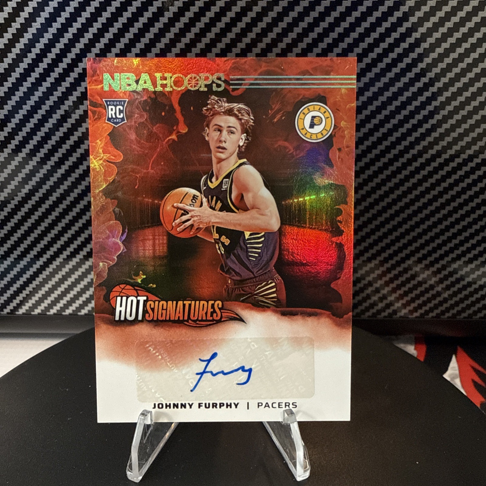 2024-25 Panini Nba Hoops - Hot Signatures Rookies Johnny Furphy #HSR ...