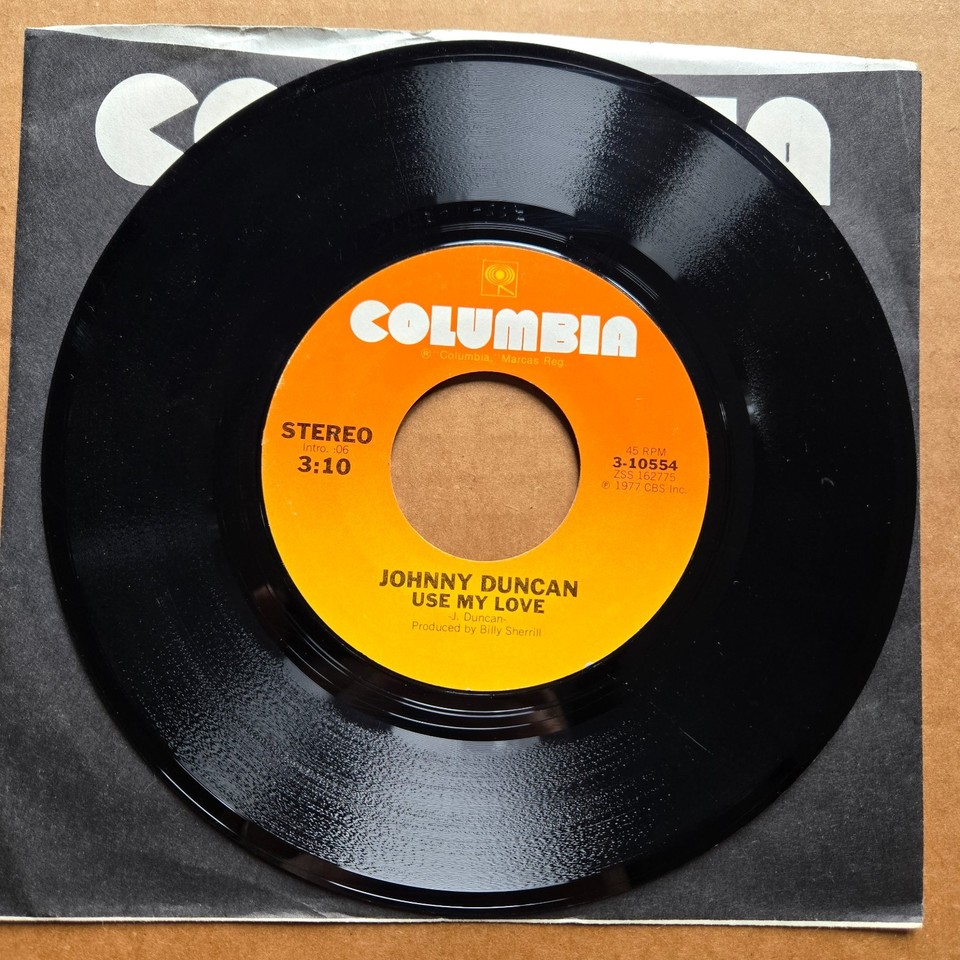 JOHNNY DUNCAN A Song In The Night 45 7" Record Vinyl Records COUNTRY | eBay