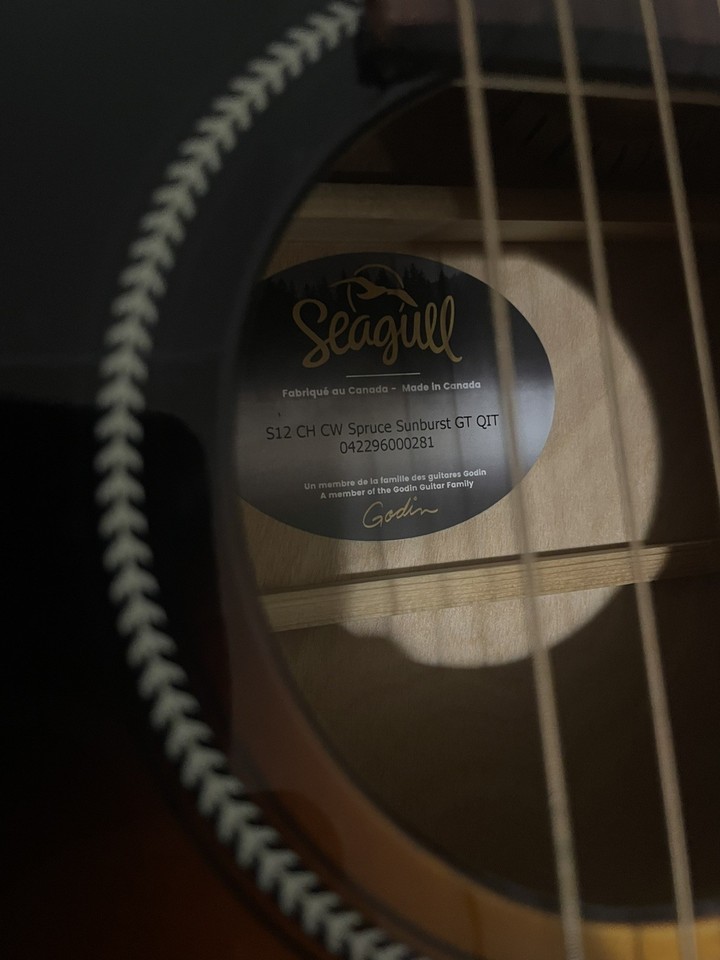 Seagull S12 CH CW Spruce Sunburst GT QIT | eBay
