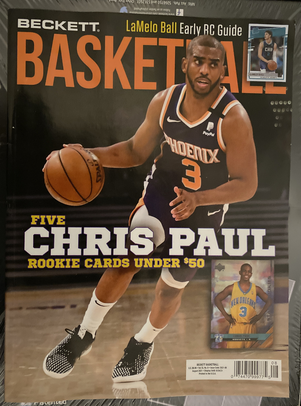 New August 2021 Beckett Basketball Card Price Guide Magazine, Chris ...