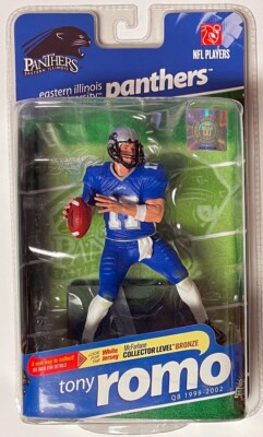 Tony Romo NCAA Eastern Illinois Panthers 2010 Mcfarlane Toys Action ...
