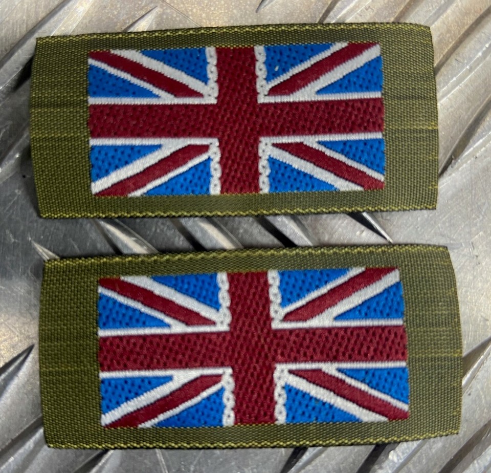 Genuine British Forces / Army Union Jack Flag Shoulder Patch / Badges X ...