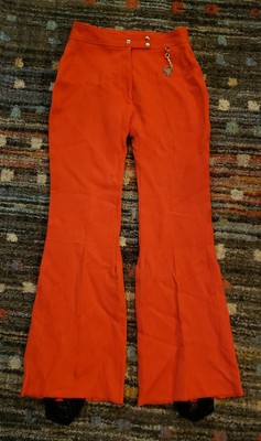 PAN SKI Panski Made In Italy Ski Pants Orange Womens Size 44r | eBay