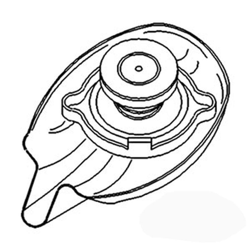 A-2N8100A Radiator Cap (4 Lb.) Fits Ford/New Holland 2N 8N 9N Tractors ...