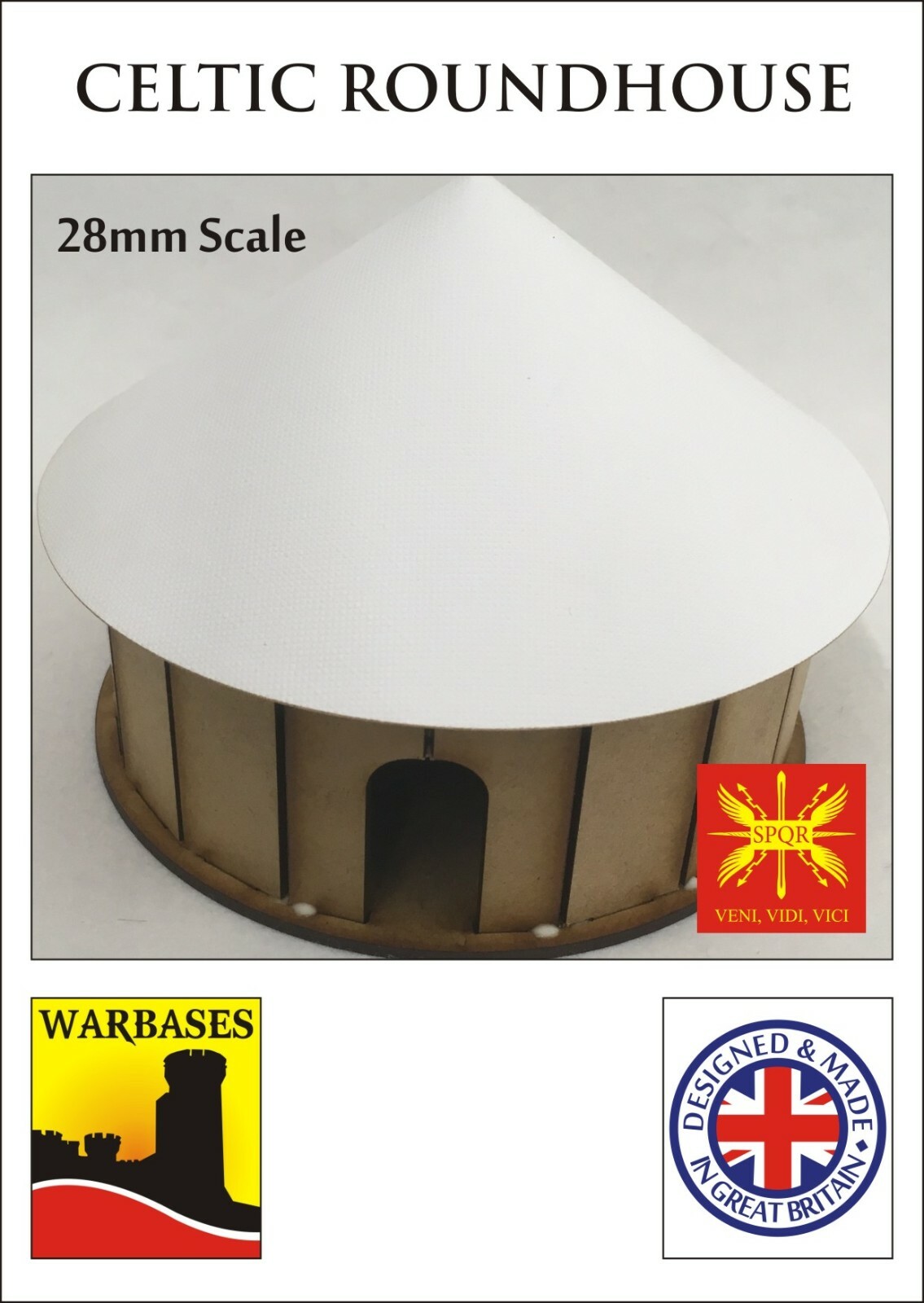 Warbases 28mm Laser Cut Roman Celtic Roundhouse | eBay UK