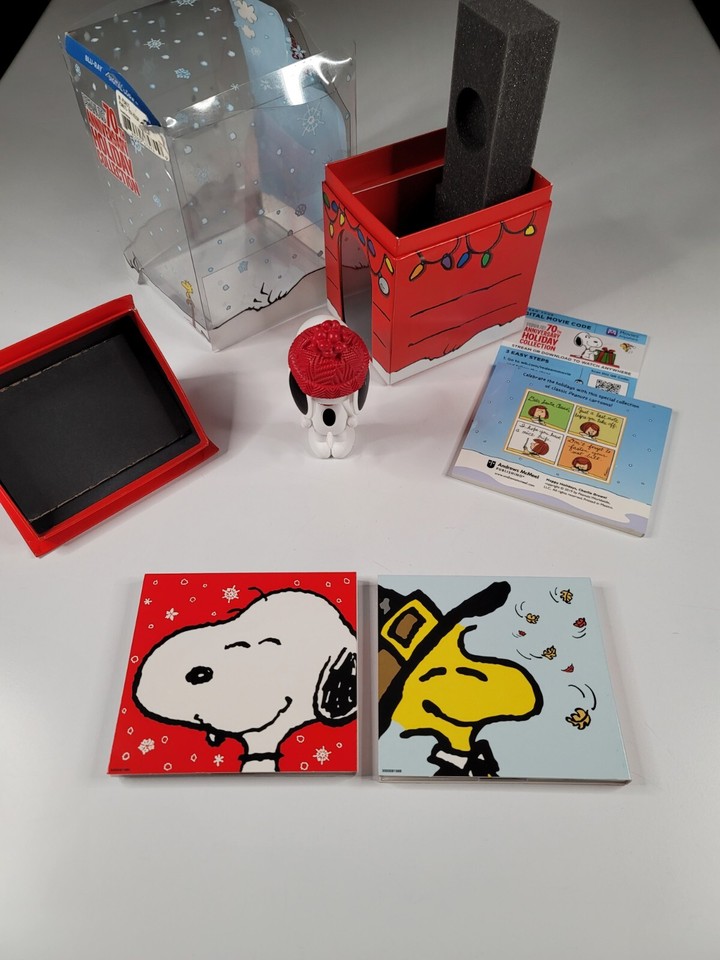 Peanuts 70th Anniversary Holiday Collection Limited Ed. (Blu-ray) Good ...